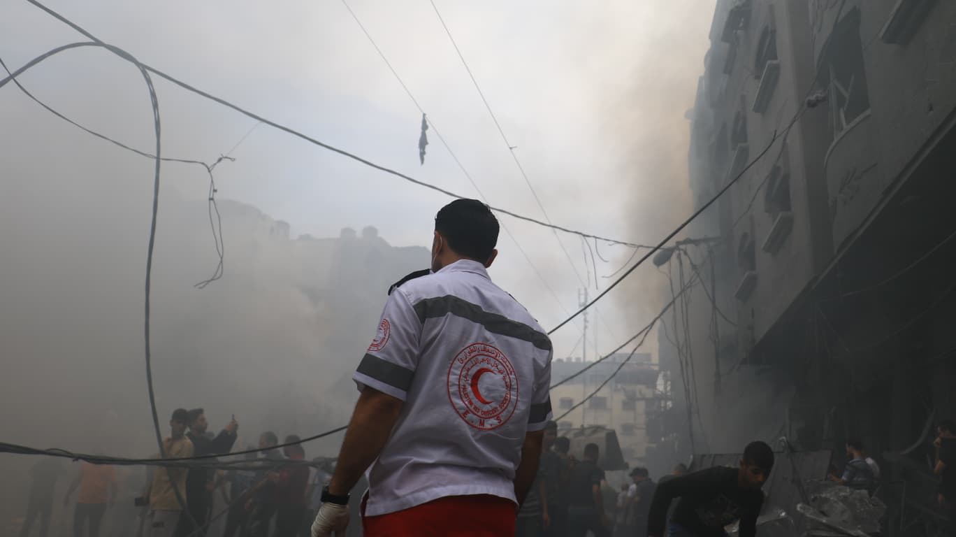 On the front lines of humanity: The unwavering dedication of Palestine ...