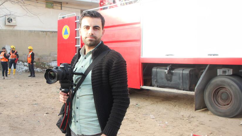 Gaza: Su trabajo es contar su historia. Ahora el dolor de la gente es ...