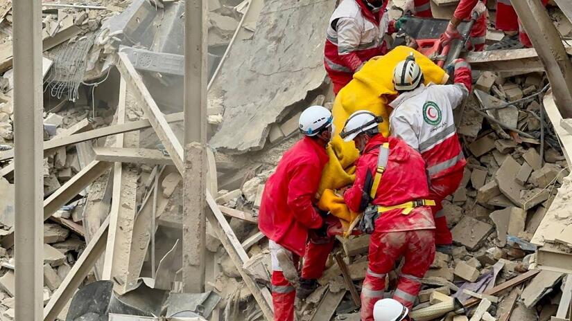 Through rubble and loss, Iranian Red Crescent teams continue saving ...