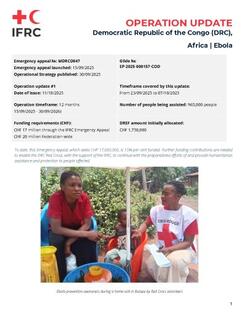 Democratic Republic of the Congo: Ebola outbreak 2025 | IFRC