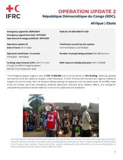 Democratic Republic of the Congo: Ebola outbreak 2025 | IFRC